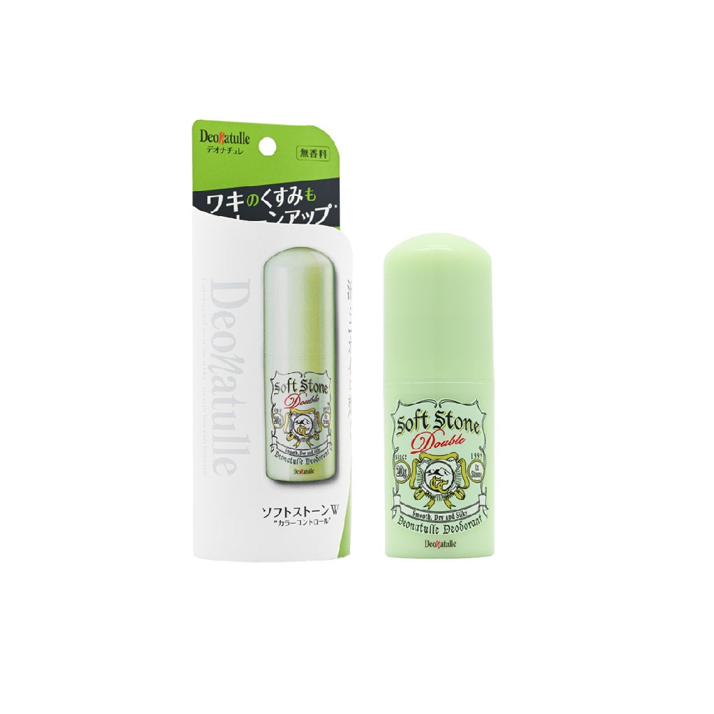 Soft Stone Stick Deodorant Double Color Control Green 20g | Deonatulle ...