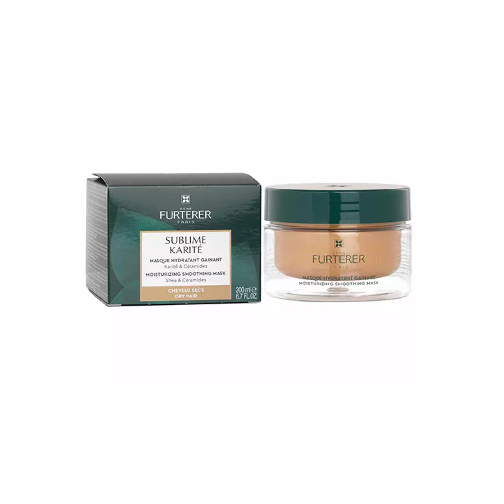 SUBLIME KARITE Moisturizing Smoothing Mask 200ml for Dry Hair | Rene ...