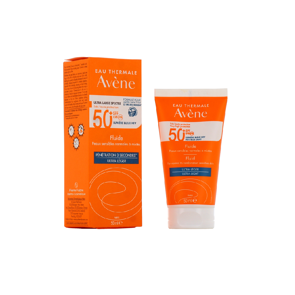 Suncare Fluid SPF50+ (Hev Blue Light) 50ml | Avene | BB Beauty